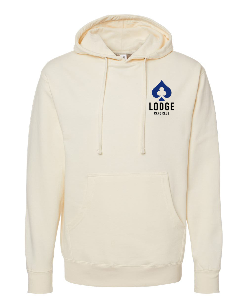 LCC Classic Hoodie - Bone w/ Stacked Logo – The Official Lodge Card ...